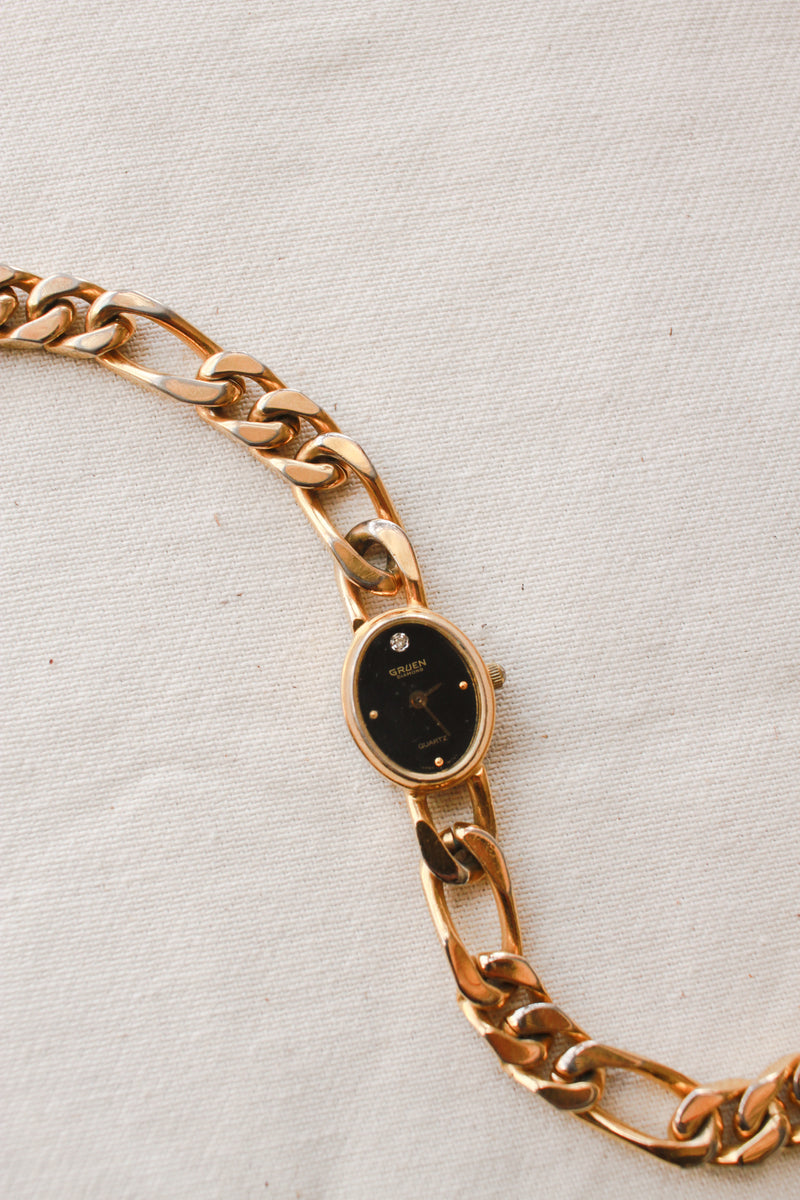 1980s Gruen Gold Figaro Watch – Blossom Vintage
